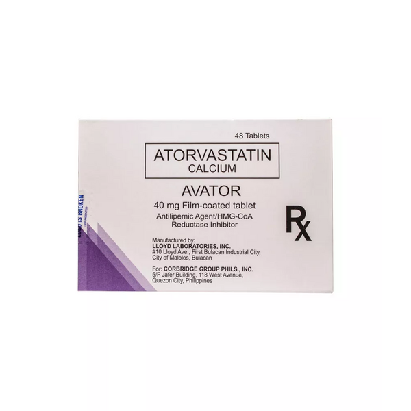 AVATOR Atorvastatin Calcium 40mg Film-Coated Tablet 1's price in the ...